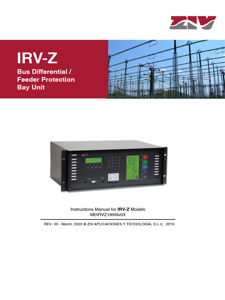 Irv-Z Busbar M0irvz1906iv03 | PDF | Power Supply | Electrical Engineering