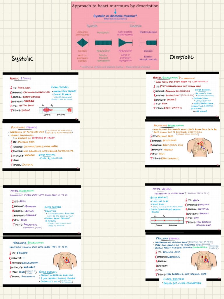 Heart Sounds Interpretation | PDF