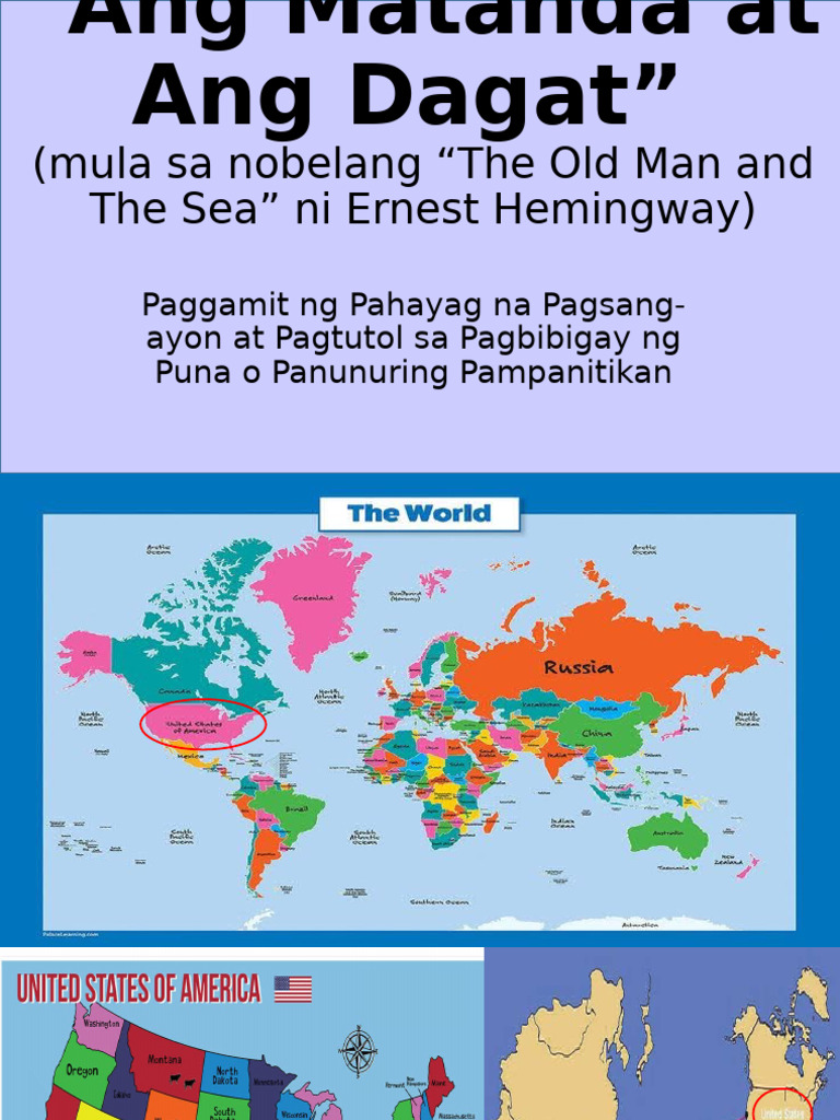 Aralin 2.3 Ang Matanda at Ang Dagat | PDF