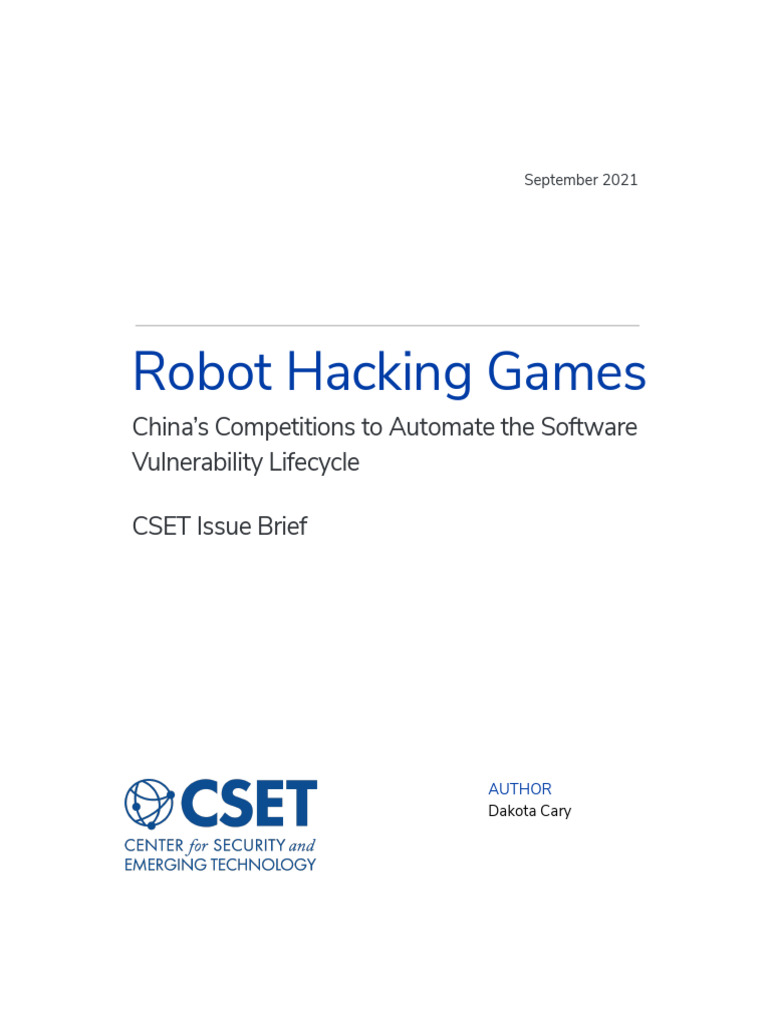 China’s Robot Hacking Games Explained | PDF | Computer Security | Security
