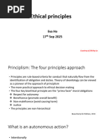 Beauchamp and Childress' Bioethics Principles | PDF | Autonomy | Bioethics