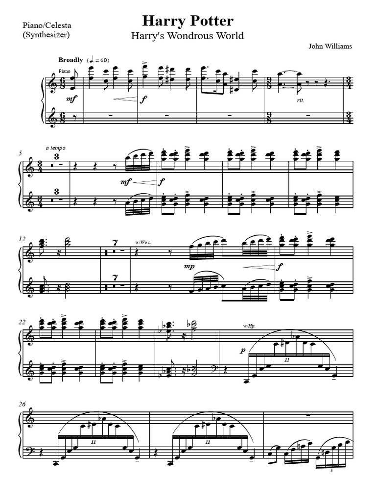 Celesta in Harry Potter Music | PDF | Keyboard Instruments | Musical ...