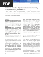 DG Gel 8 Direct Coombs Card Instructions | PDF