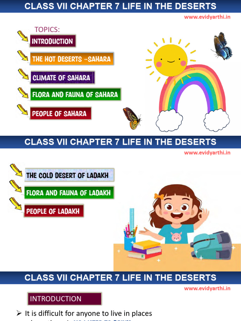 Notes Class 7 Geography Chapter 7 | PDF | Sahara | Desert