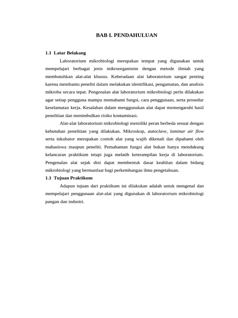 Pengenalan Alat Laboratorium Mikro | PDF