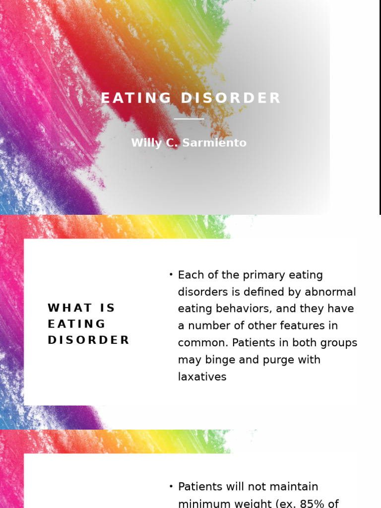 Eating Disorders | PDF