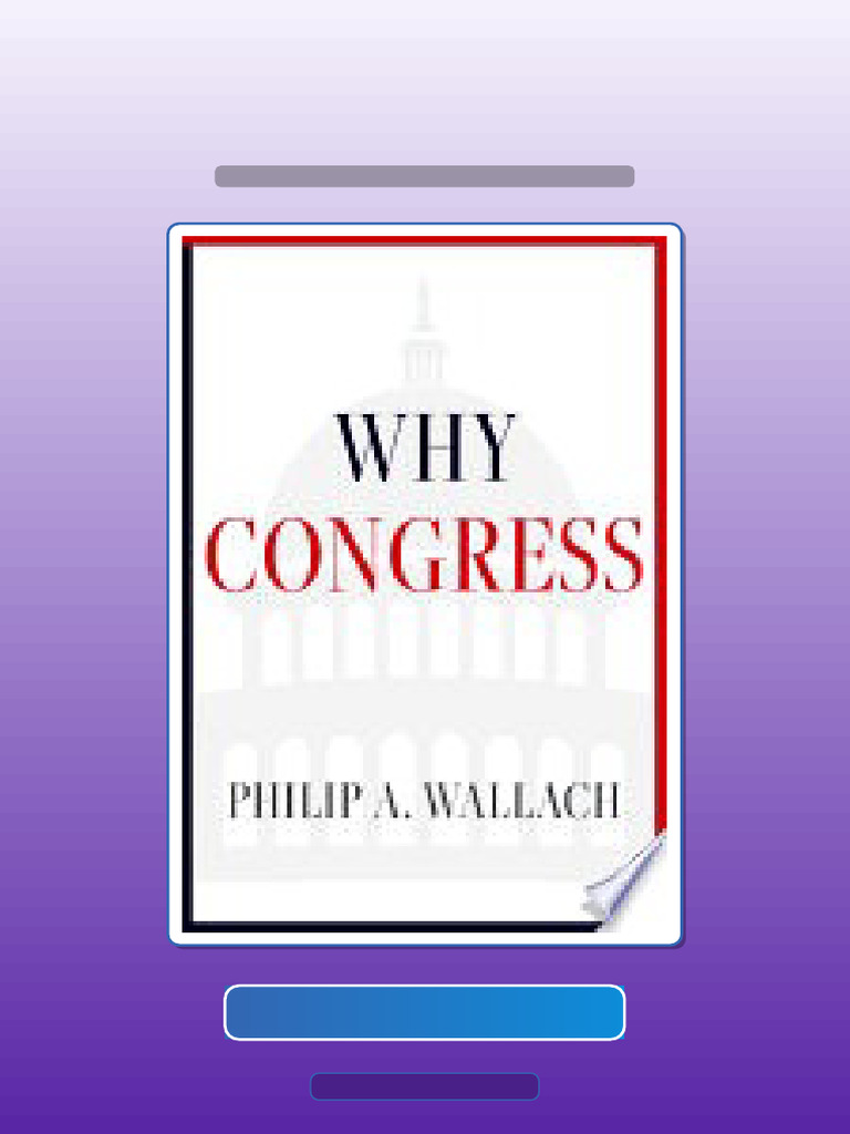 Complete Testbank Why Congress 1st Edition Verified | PDF | United ...