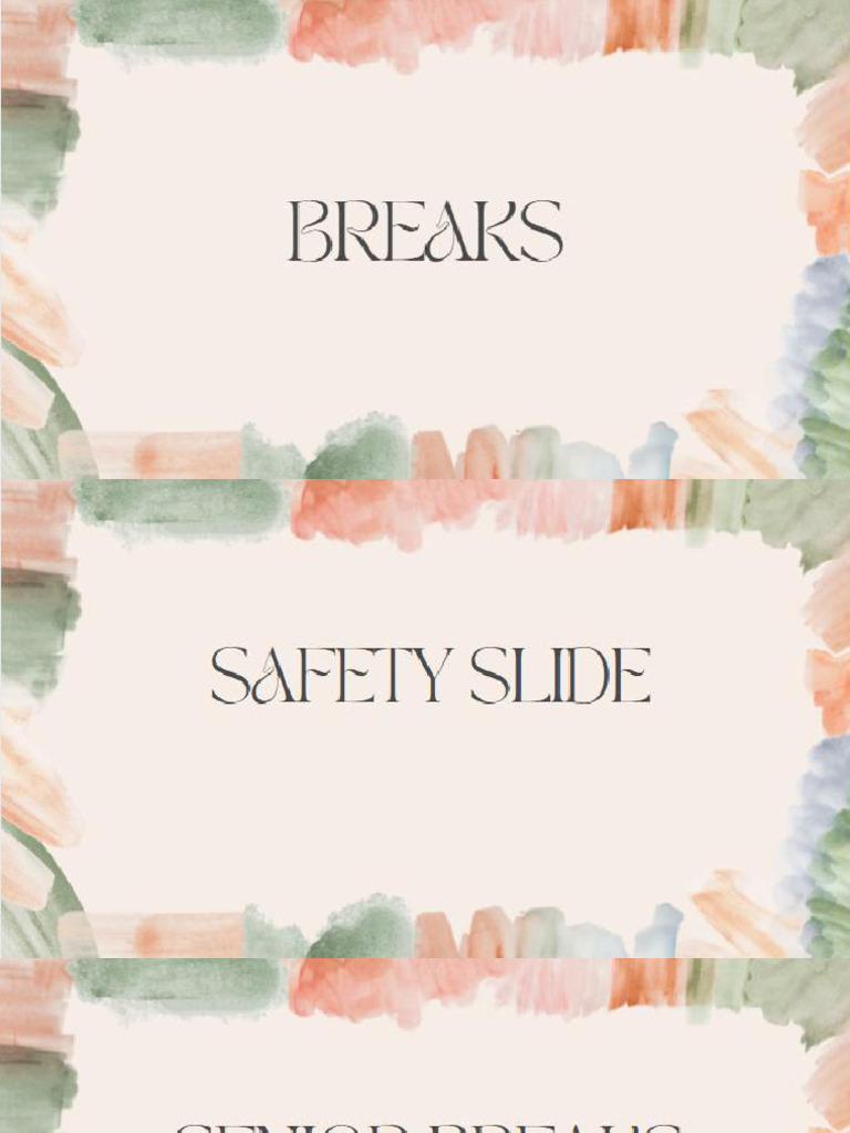 Break Slides | PDF