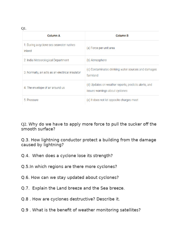 CH 6 Practice Question | PDF