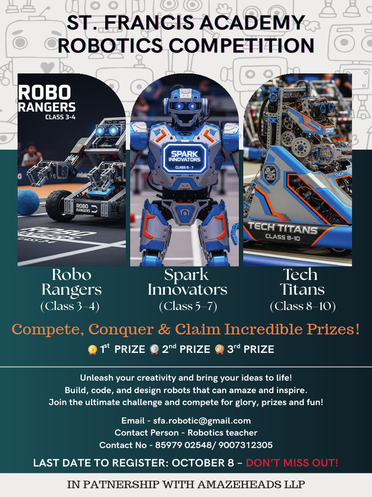 Robotics Competition Poster 1 | PDF