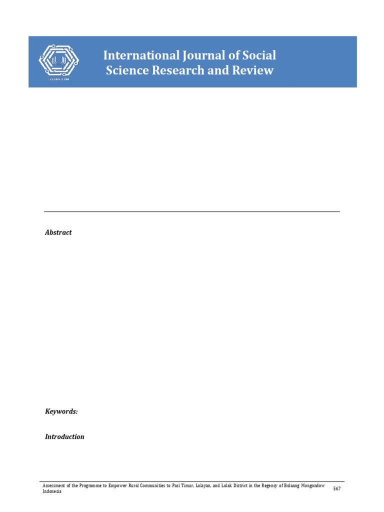 749-Article Text-2573-1-10-20230420 | PDF | Evaluation | Policy