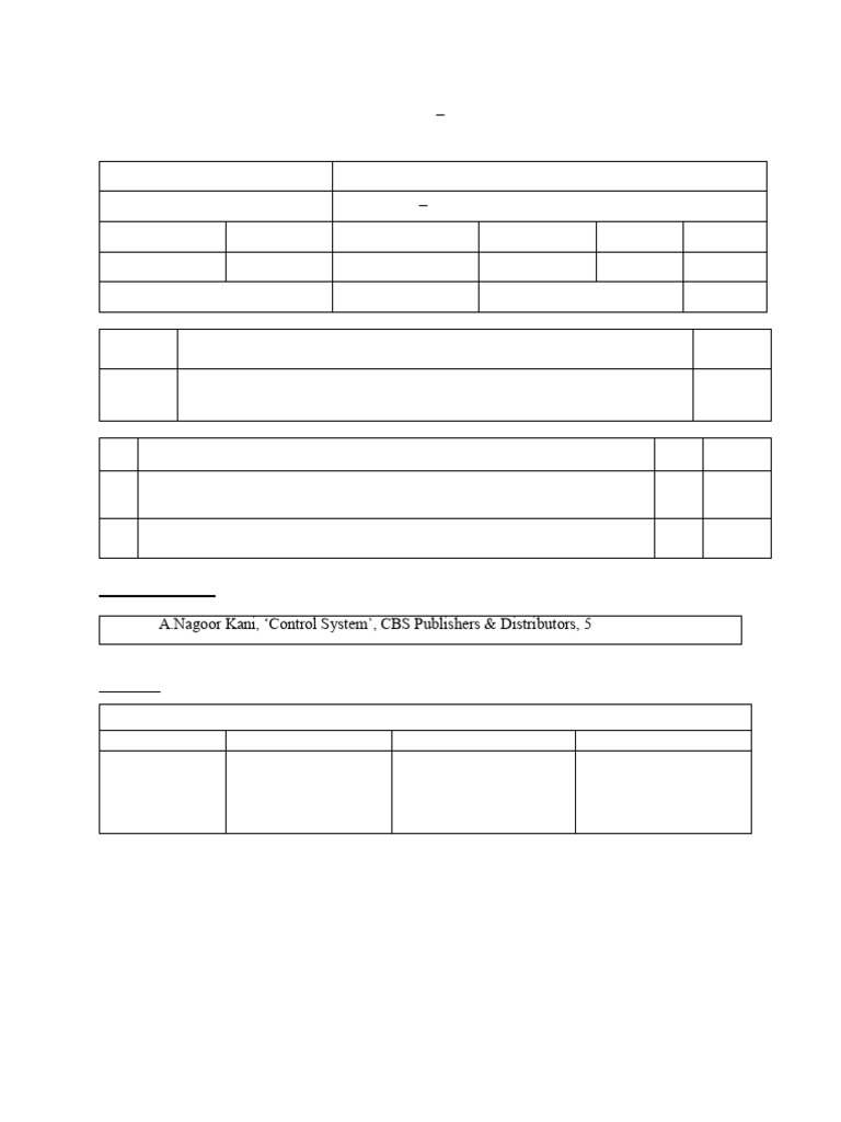 Control Systems Tutorial for EEE Students | PDF