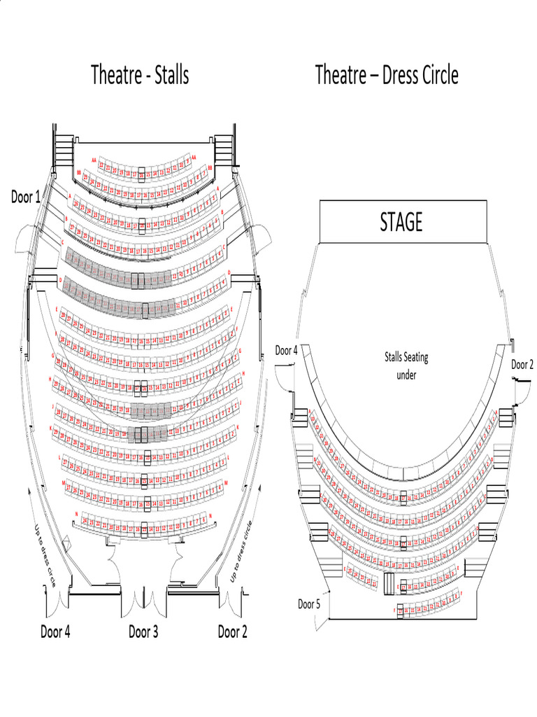 Visio Theatre Stalls and Circle Ticketek Version | PDF | Theatre ...