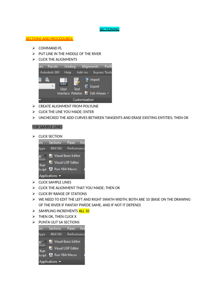 Sectioning in Topo | PDF