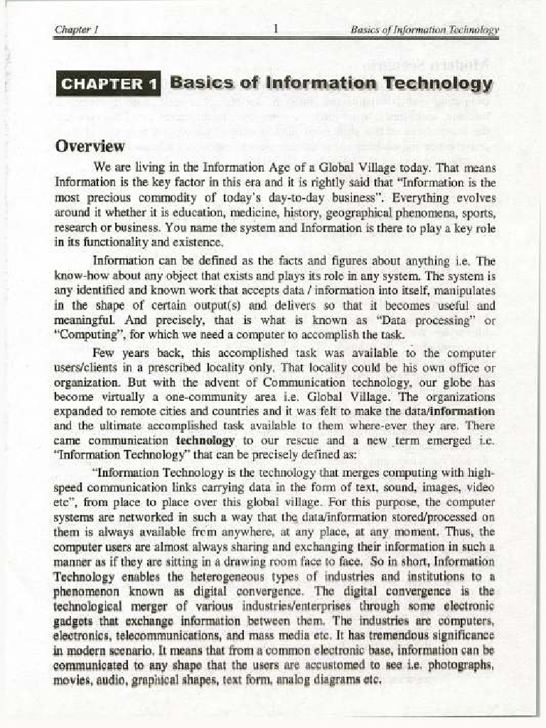 1styear Computer Science Full Book PB | PDF