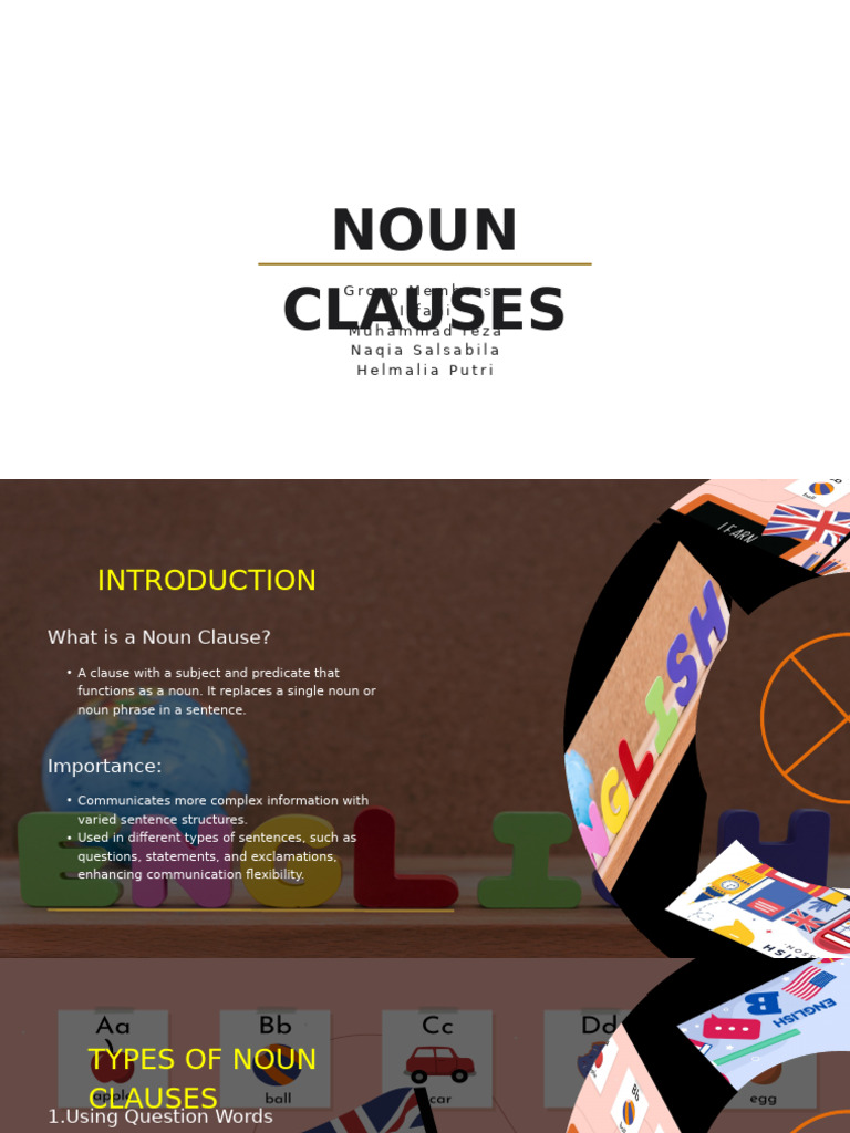 Understanding Noun Clauses Explained | PDF