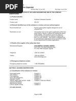 Unleaded Gasoline Safety Data Sheet | PDF | Gasoline | Toxicity