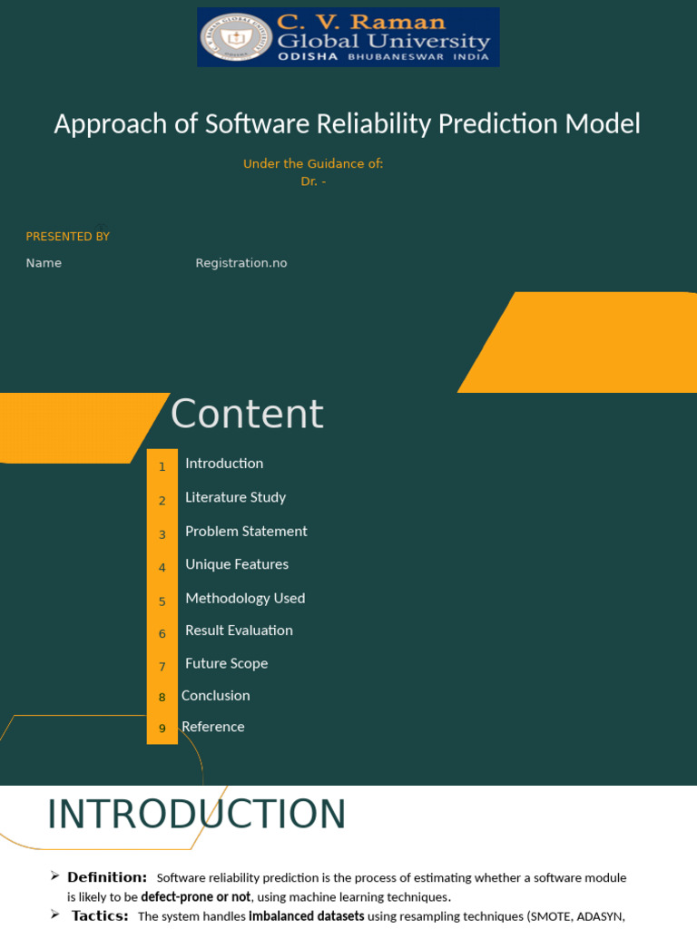 Software Reliability Prediction Model | PDF | Machine Learning ...