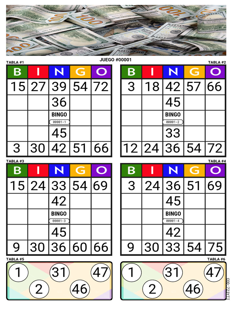Bingo Tablas | PDF