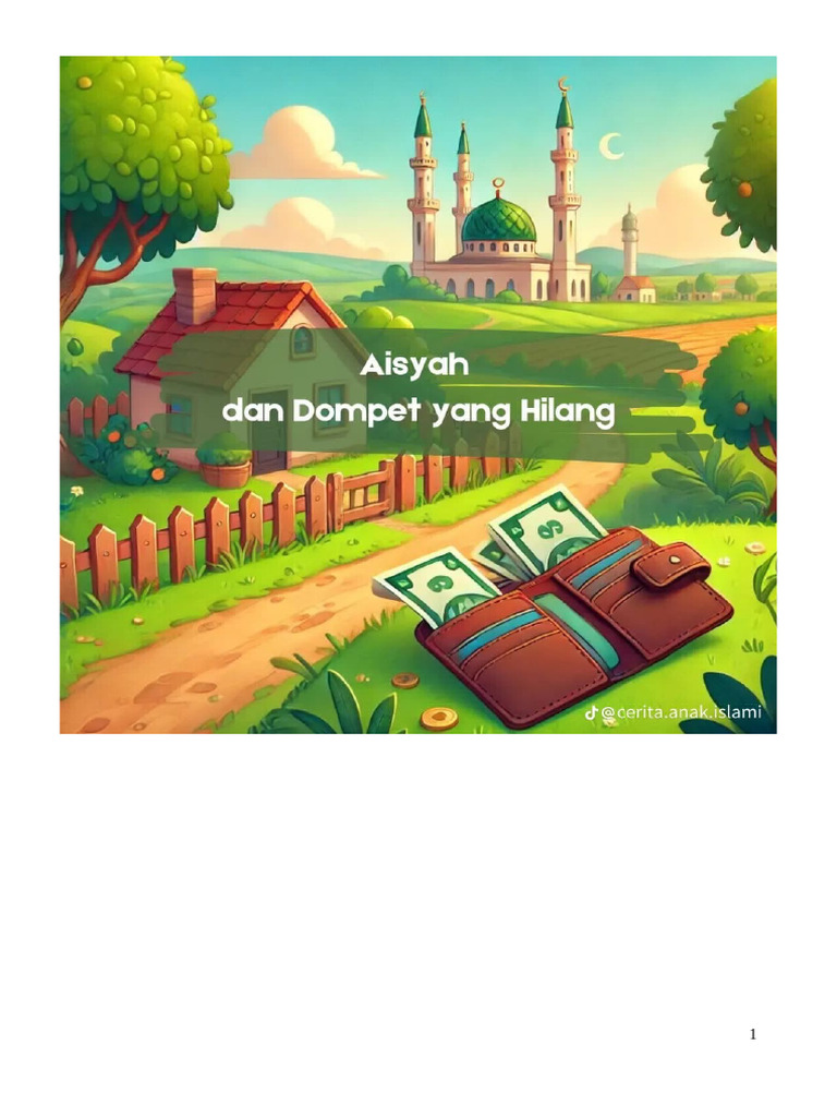 Cerita - Aisyah Dan Dompet Yang Hilang | PDF