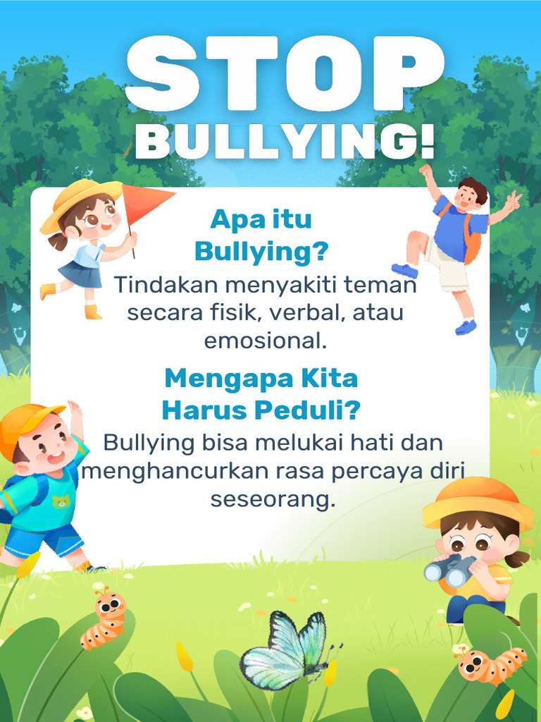 Brown Illustrative Stop Bullying Poster - 20250828 - 100240 - 0000 | PDF