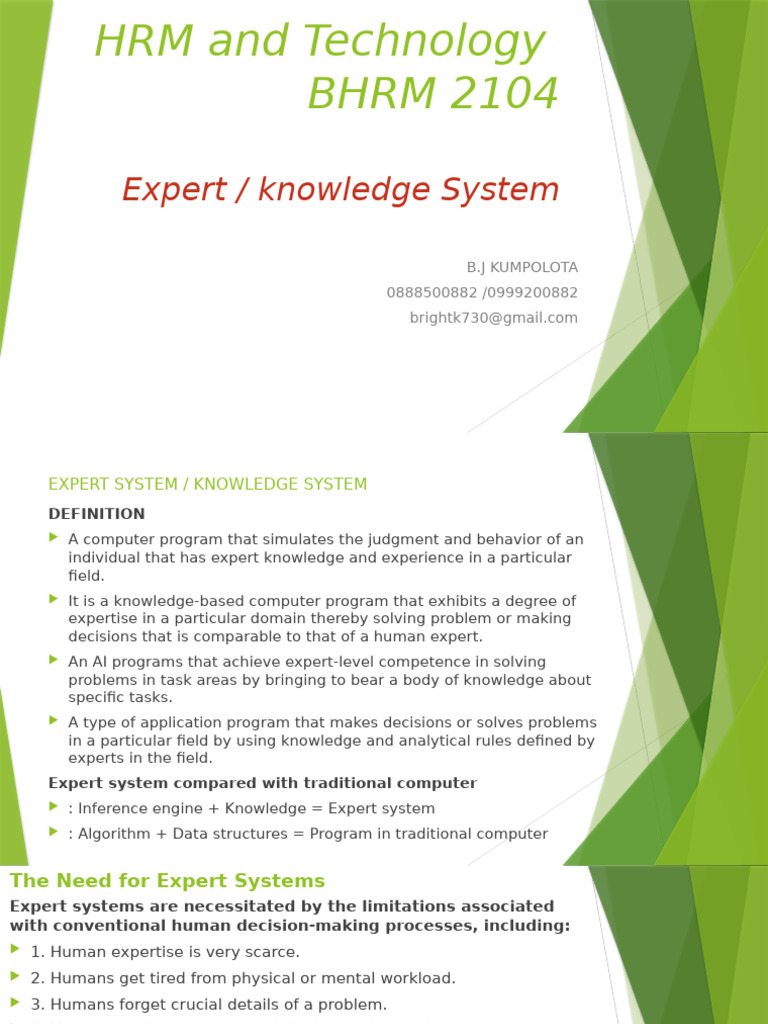 BHRM 2104 Technology Changes2 | PDF | Expert | Knowledge
