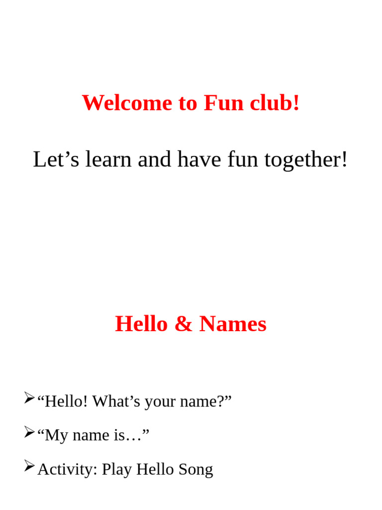 Beginners1 FirstClass Activities | PDF