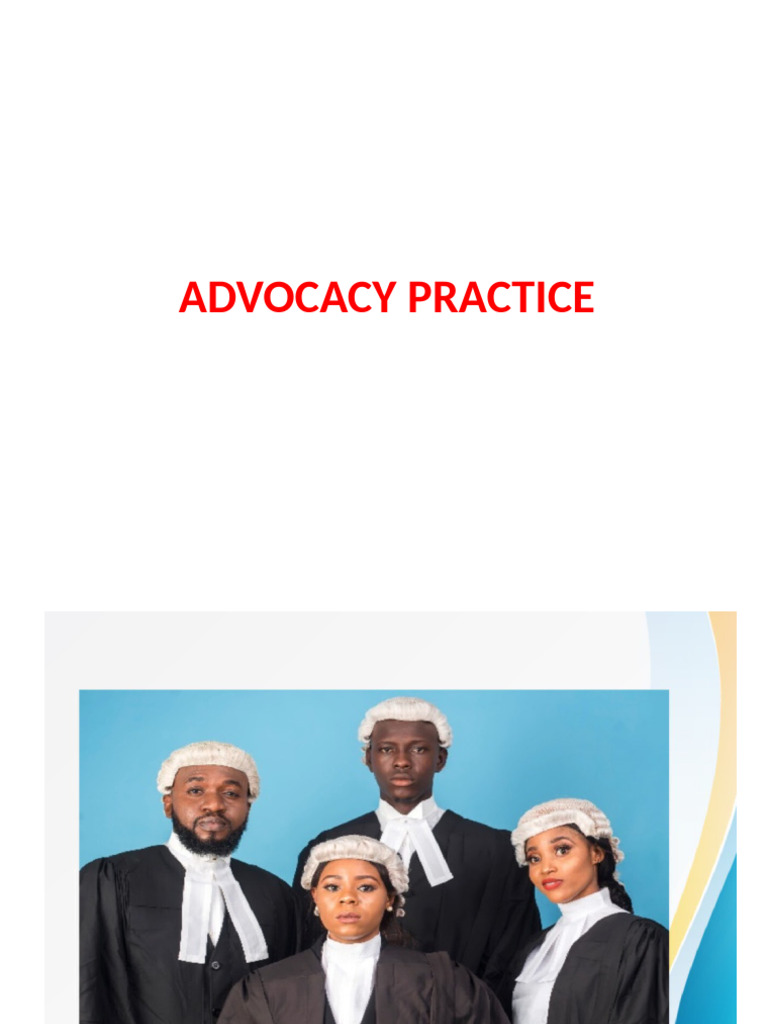 Essentials of Effective Advocacy Practice | PDF | Witness | Judgment (Law)
