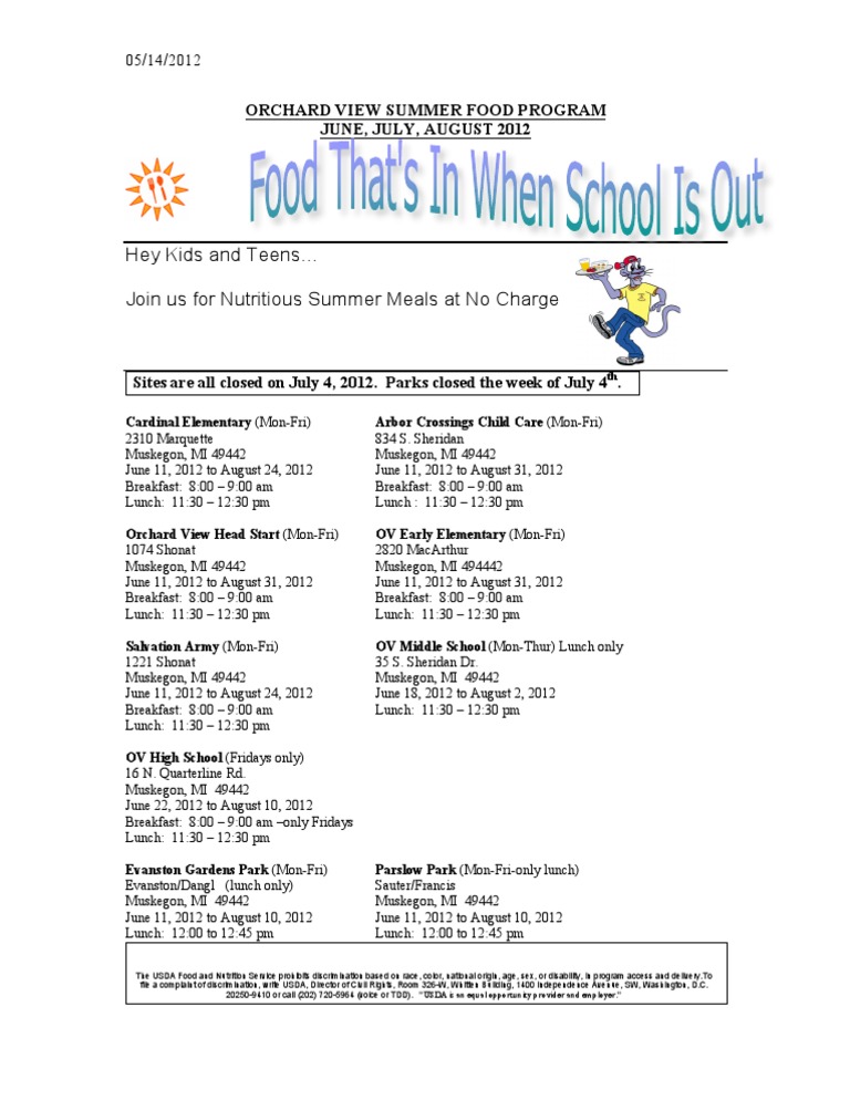 Summer Food 2012 | PDF
