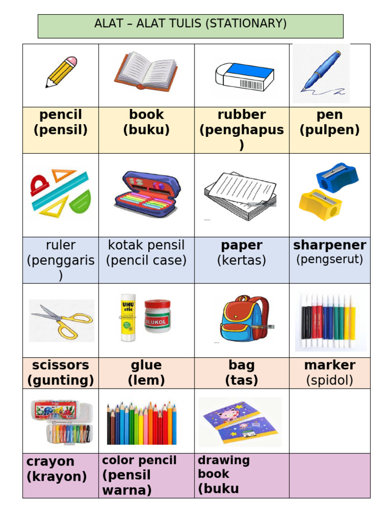 Alat Tulis | PDF