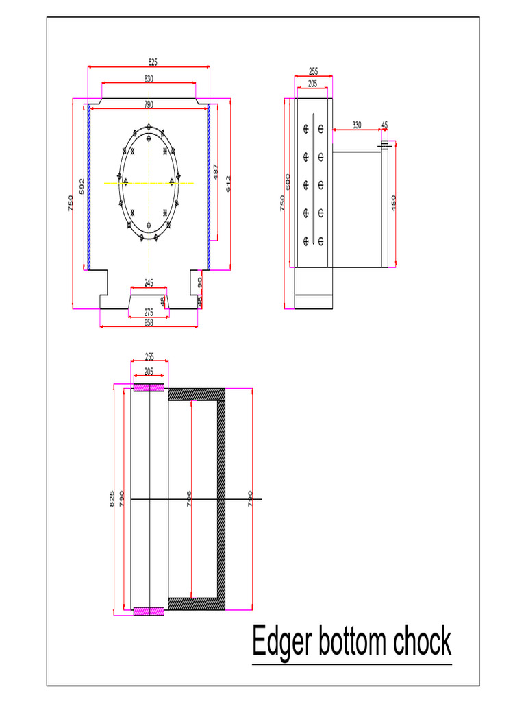 Edger Bottom Chock-Model | PDF