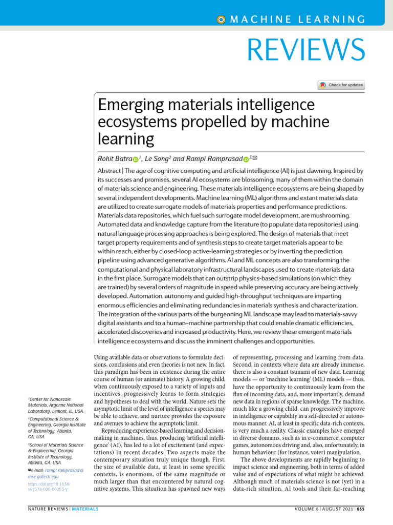 Batra Et Al. (2021) | PDF | Machine Learning | Artificial Intelligence