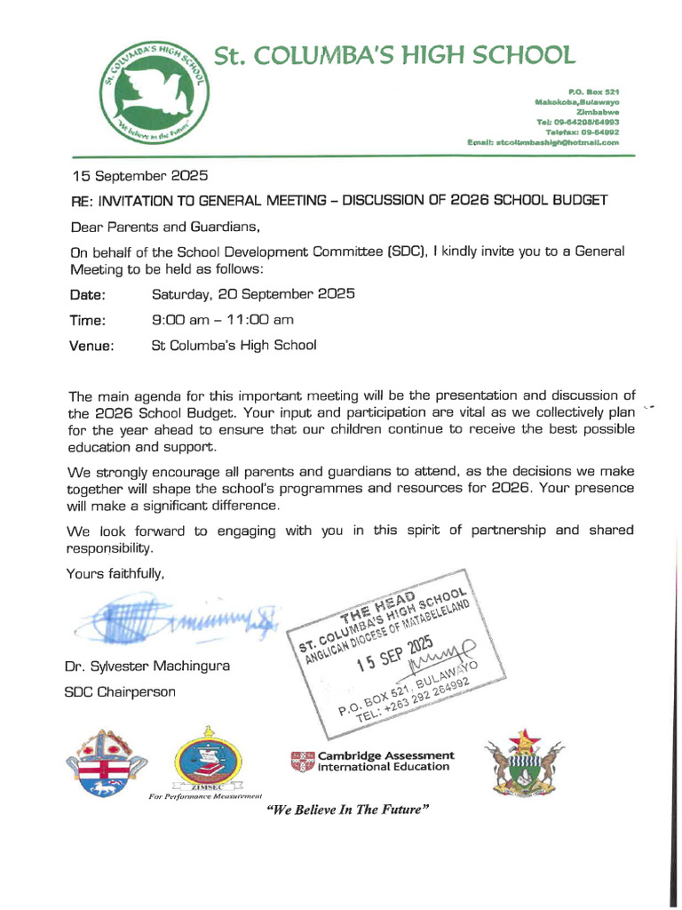 General Meeting Notice | PDF