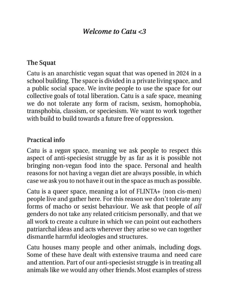 Welcome To Catu | PDF