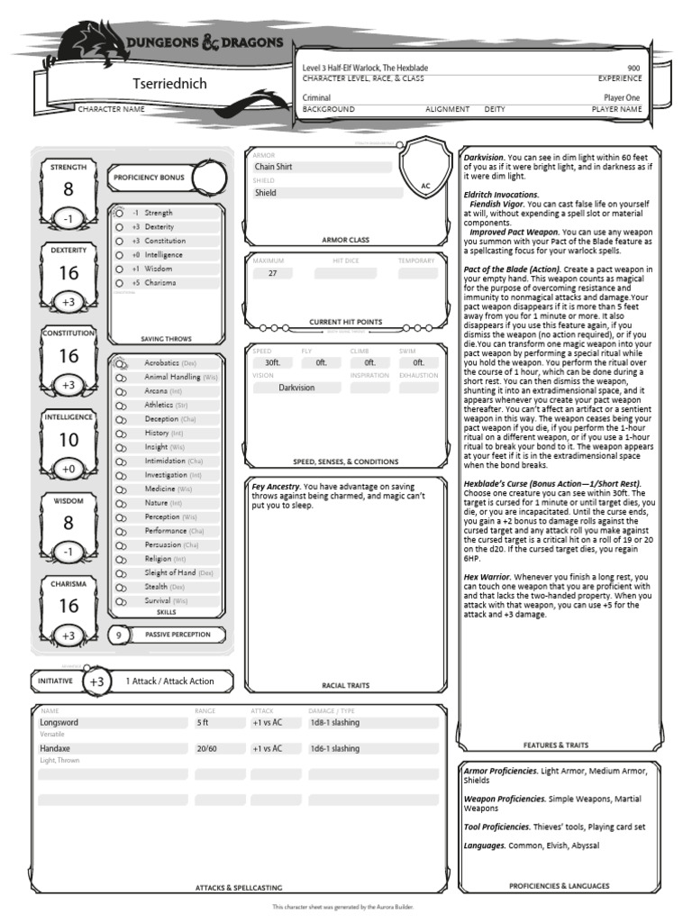 T Serried Nich | PDF | Dungeons & Dragons | D20 System