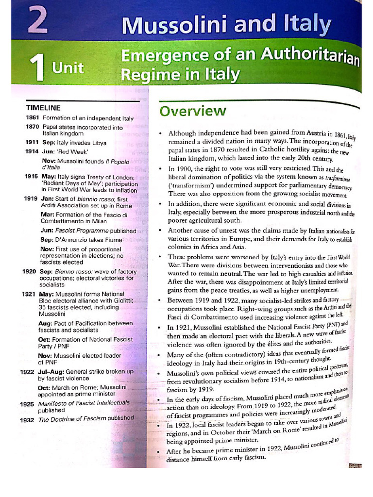 Rise of Mussolini Cambridge Small | PDF