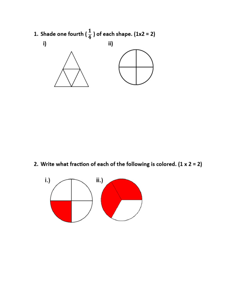 Class 2 Class Test 10 Marks Math | PDF