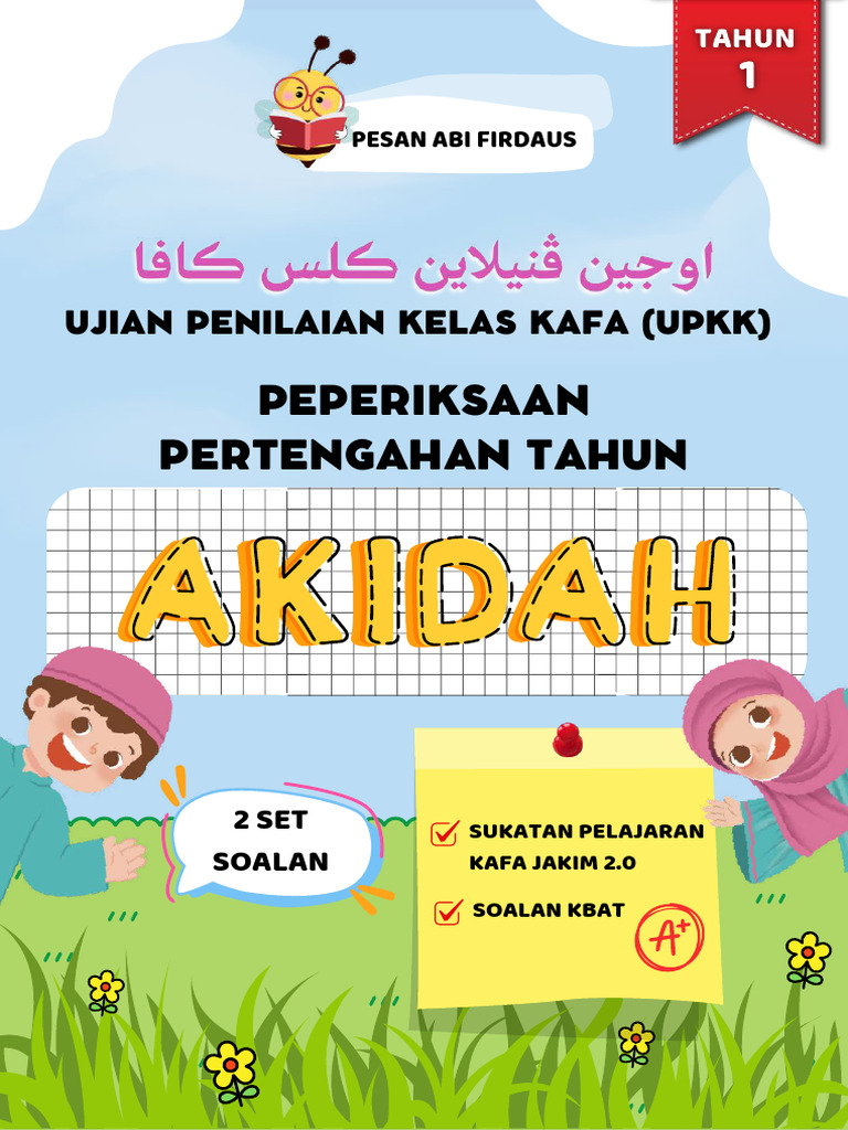 Soalan PPT Upkk - Tahun 1 - Akidah | PDF