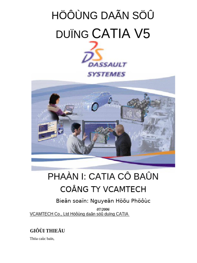 Huong Dan Su Dung Phan Mem Catia | PDF