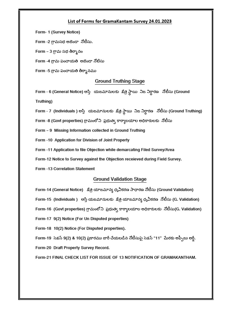 Survey Bullet Points | PDF