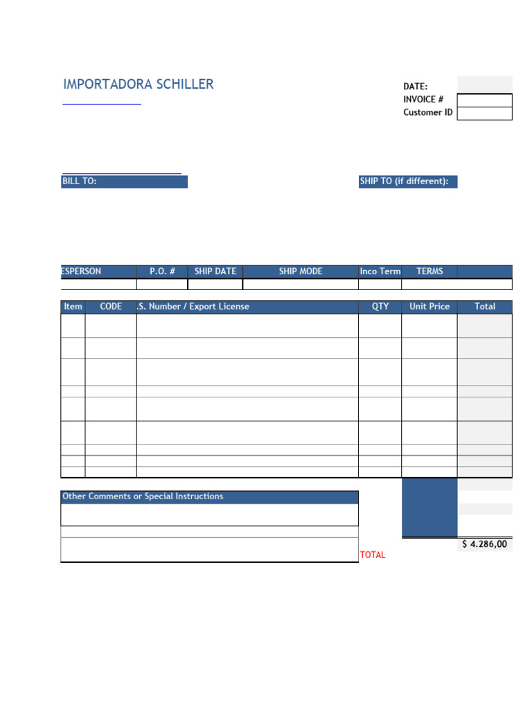 Customs Purposes Invoice-3478203 | PDF