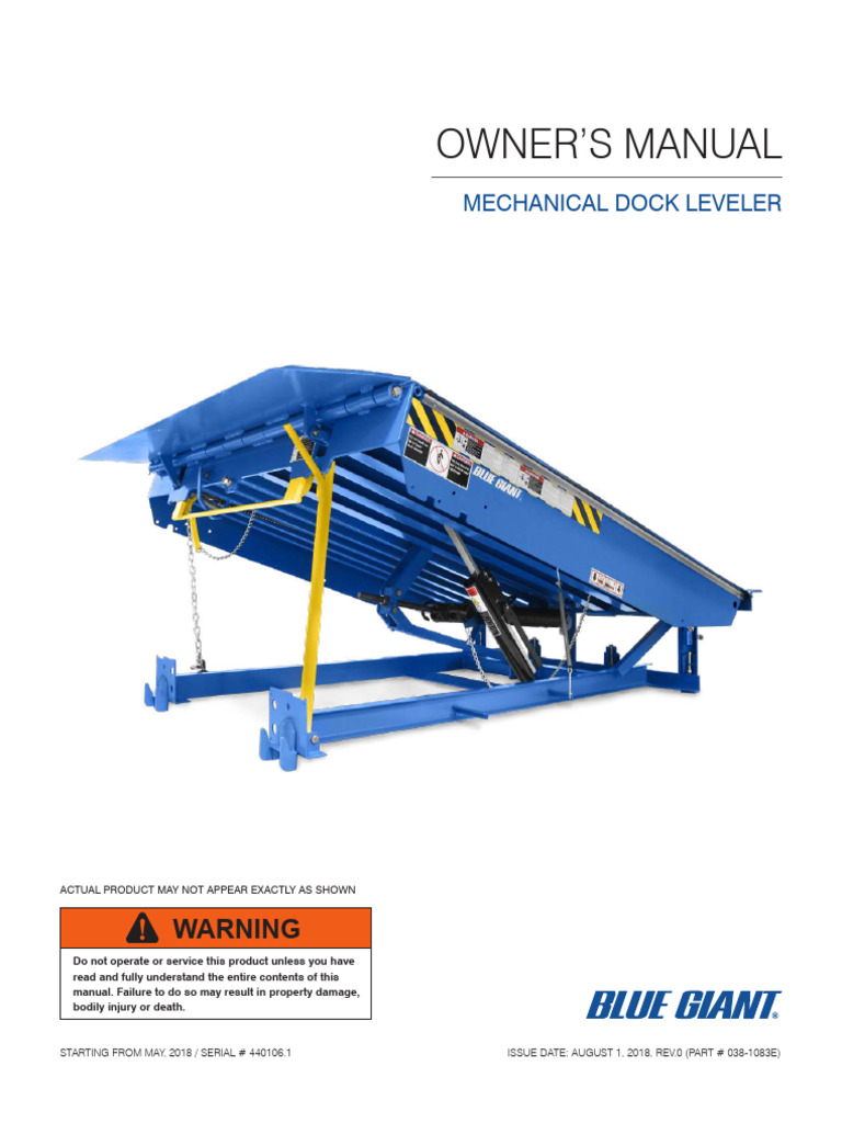 Dock Leveler Inspection Checklist | PDF