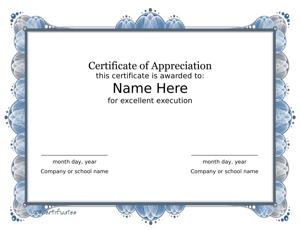 Certificate Templates | PDF | Career & Growth