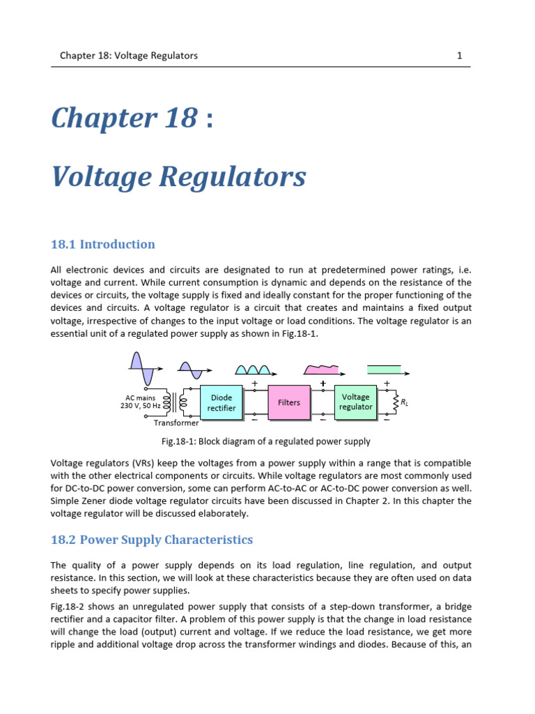 Understanding Voltage Regulators | PDF | Power Supply | Rectifier