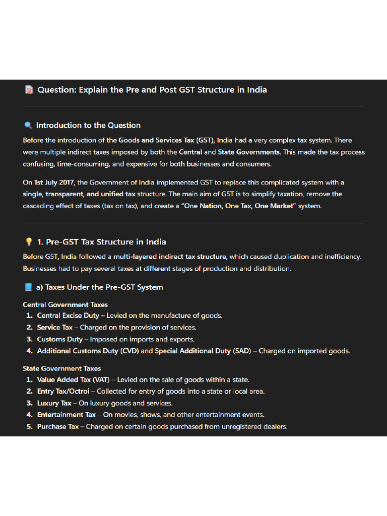 GST Assignment | PDF