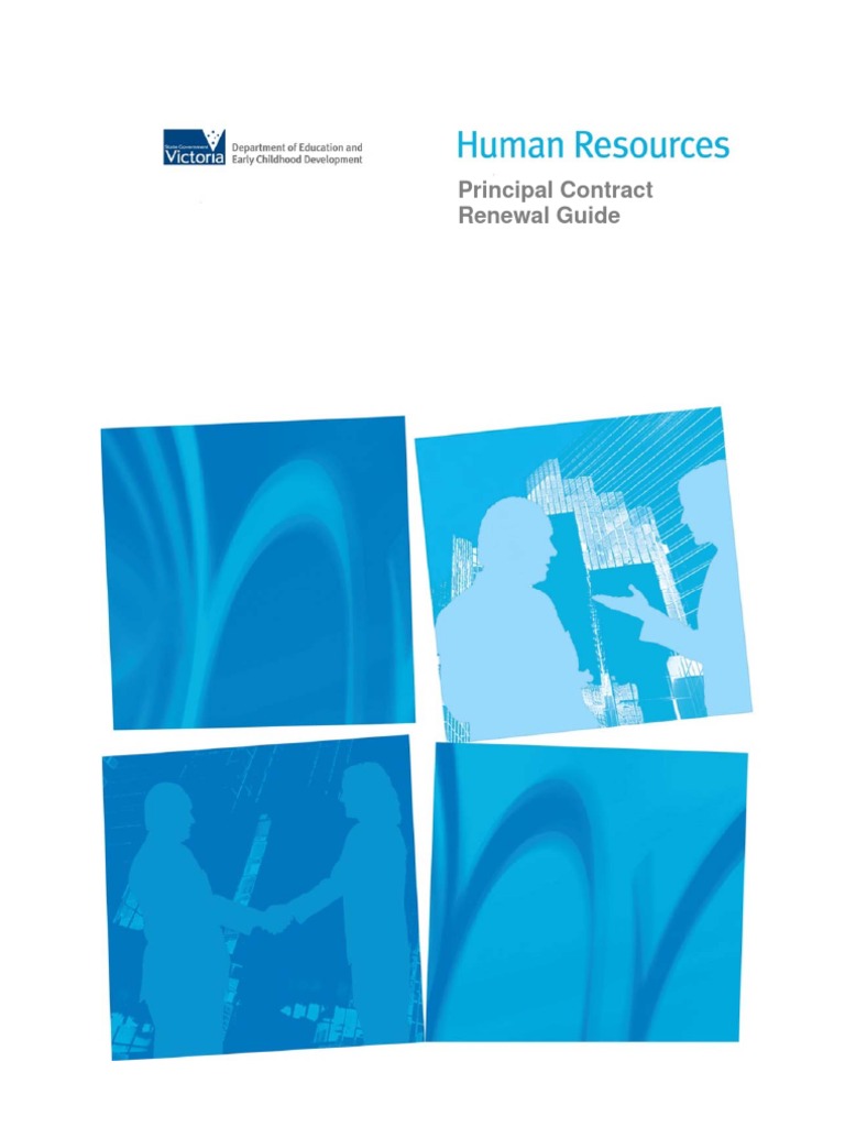 Principal Contract Renewal Guide | PDF | Leadership | Strategic Planning