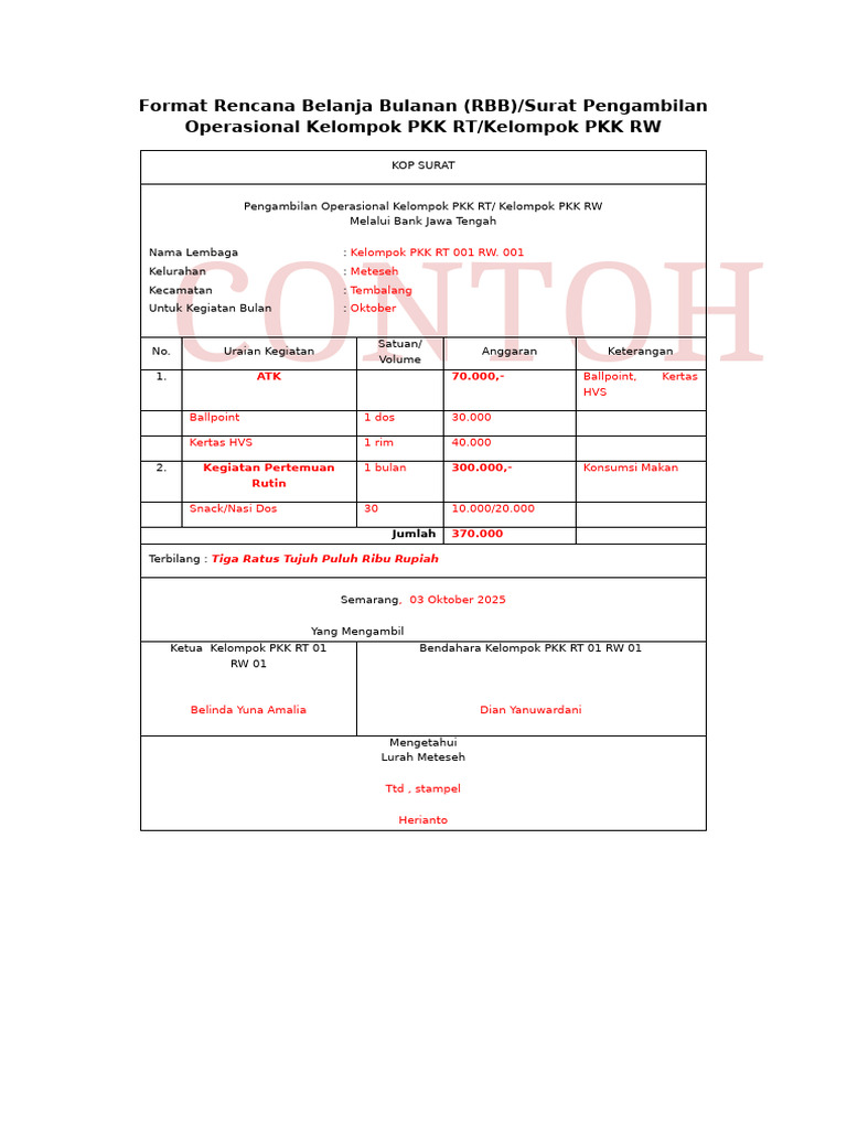 Fix Format RBB | PDF