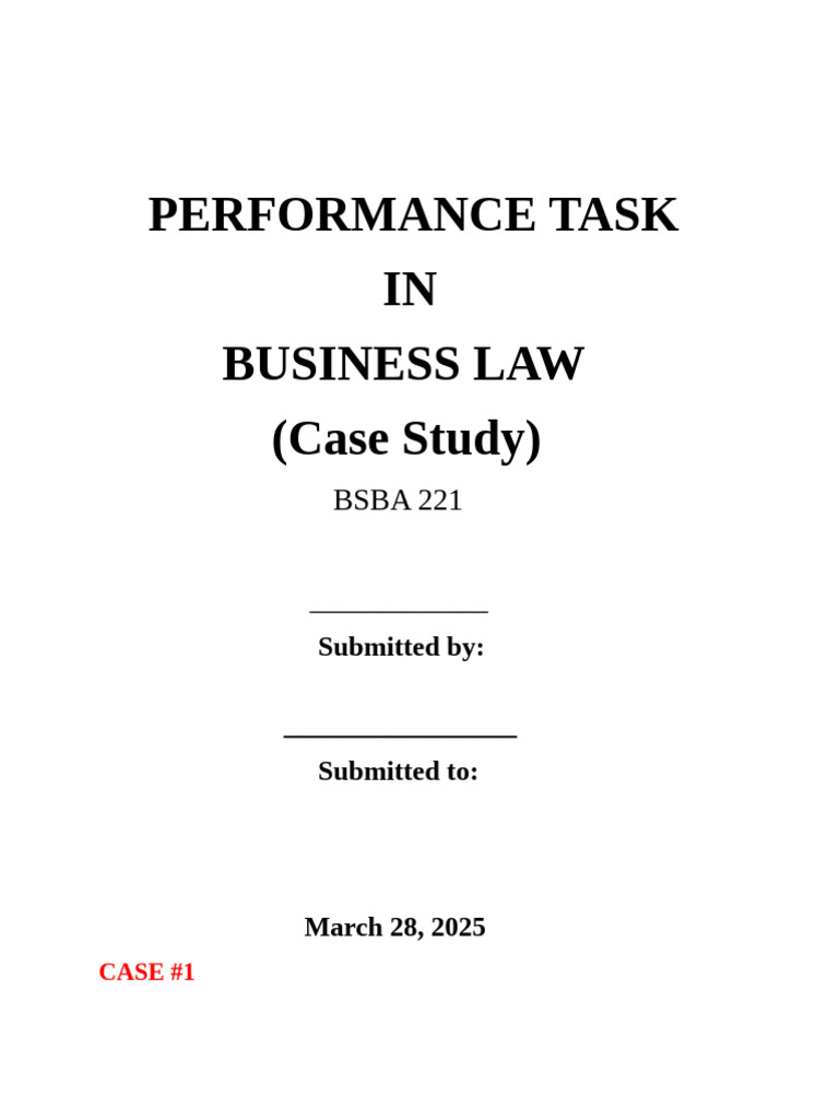 Business Law Case Studies Analysis | PDF | Mineral Rights | Mortgages