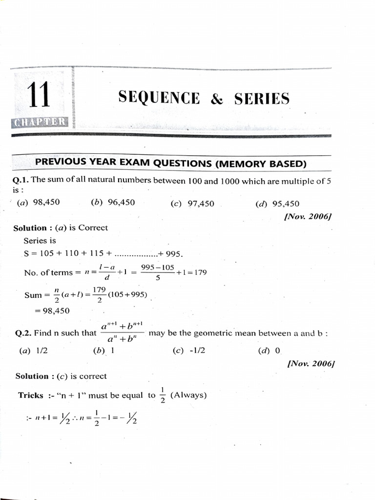 Sequence Amd Series Scanner Part 1 | PDF | Number Theory | Mathematical ...