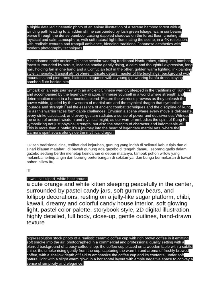 Serene Bamboo Forest and Ancient Aesthetics | PDF | Chinese Martial ...